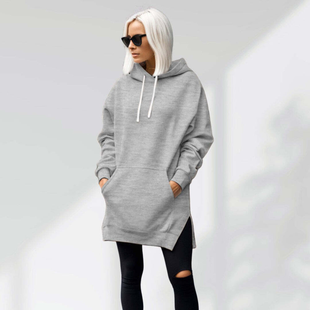 Warmy Oversized Hoodie Dress – Ultra-Soft Fleece Sweatshirt Dress for Women (Plus Size S-3XL ...